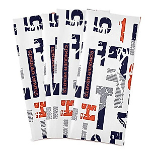 Bulletgxll Kitchen Towels Set of 1 Crackled Frosted Letters Soft Absorbent Dishcloths Reusable Dish Towels Tea Towels Cleaning Cloths for Kitchen Home