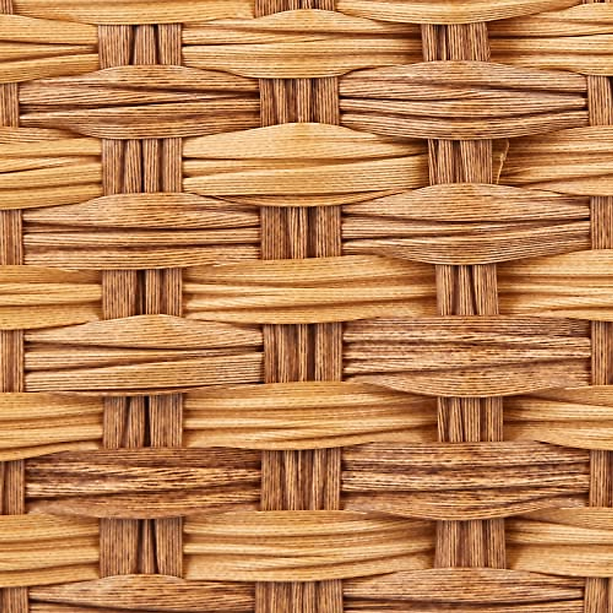 mDesign Rustic Farmhouse Woven Toilet Paper Holder Basket - Small Storage Organizer Tank Topper for Bathroom Counter or Top of Toilet - Holds 3 Rolls of Toilet Paper - Camel Brown