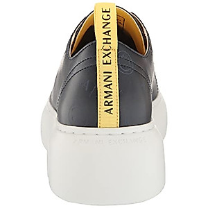 A|X ARMANI EXCHANGE Women's Oversized Sneaker, Blue+Sea, 8