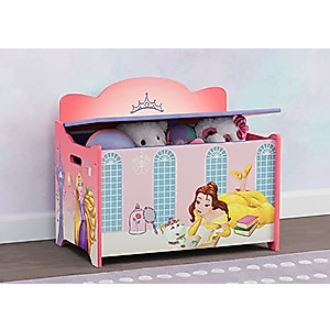 Delta Children Deluxe Toy Box, Disney Princess