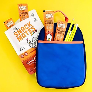 The New Primal Snack Mates Chicken & Maple Sticks, Gluten Free Healthy Snacks for Kids, Low Sugar High Protein Kids Snack for School, Mini Paleo Jerky Meat Stick, 7g Protein, 50 Calories, 40 Pack