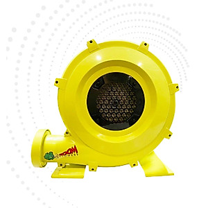 Zoom Blowers Portable Air Pump for Inflatables - Energy Efficient High Power 950-Watt, 1.25 HP Compact Residential Air Blower for Bounce Houses, Slide Combos, Water Slides and Obstacle Course for Kids