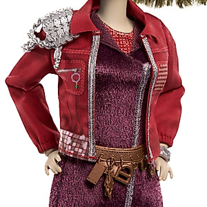 Mattel Zombies, Eliza Zombie Doll (11.5-inch) Wearing Grungy-Cool Outfit and Accessories, 11 Bendable “Joints,” Great Gift for Ages 5+