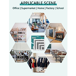 Seloom 15 Pcs Drywall Repair Kit, 2/4/6/8 Inch Self Adhesive Fiberglass Mesh Wall Repair Patches, Drywall Tools Wall Hole Quick Repair Aluminum Plate Repair Patch for Damaged Drywall Ceiling