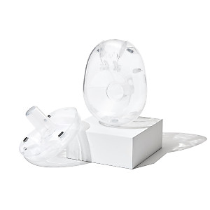 Willow 360 Breast Pump Flanges, 2-Count - 21mm Breast Shield - for Willow 360 or 3.0 Wearable Breast Pump, Hands-Free for Leak Proof Breast Pumping with The Willow Milk Bags