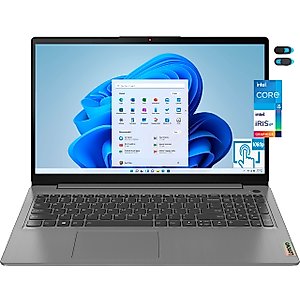 Lenovo 2022 15 Touchscreen Business Laptop, 15.6" Full HD Touch Screen, Intel Quad-Core i5 11th Gen i5-1135G7, 12GB RAM, 256GB SSD Storage, WiFi 6, Backlit Keyboard, Windows 10 S, YSC Accesory