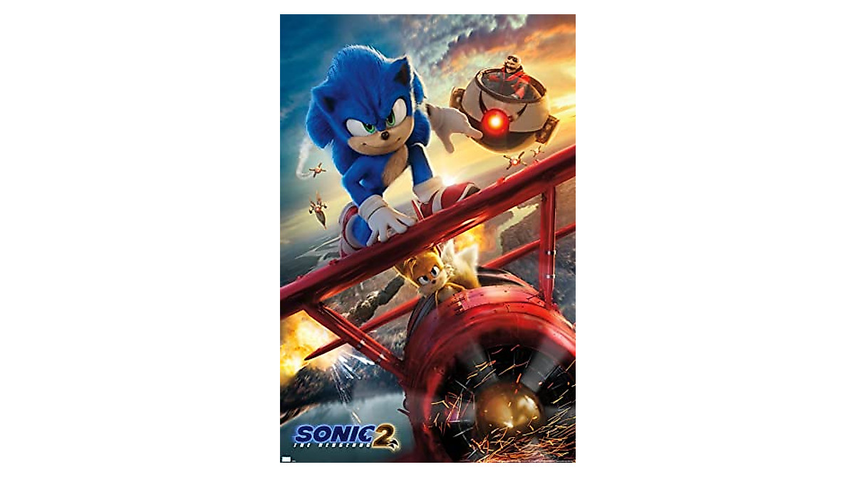 Official Sonic 2 Key Art Wall Poster | Trends International Decor