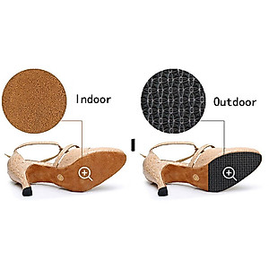 Womens Mesh Ventilated Ankle Strap Latin Dance Boots Peep Toe Lace Up Ballroom Party Tango Salsa Samba Custom Heela Red US 11.5