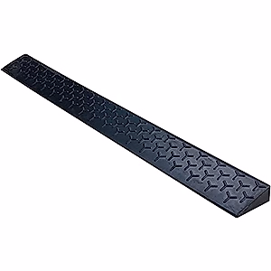 Threshold Ramp, Threshold Ramp Rubber, 1/2/3/4/5 cm Rise Wheelchairs Ramps for Home Garden Yard Sliding Glass Doors Steps, Indoor Outdoor Entry Transitions Slope (Size : 100x11x4.5(39.4x4.3x1.8))