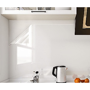 Electrostatic Absorption Wall Protective Film,Removable Clear Wall Protector Oil Proof Waterproof Sticker Furniture Protective Film Sticker, Heat Resistant Anti Scratch Wallpaper (Size : 120x1000cm)