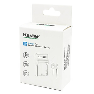 Kastar Slim LCD USB Charger Replacement for Sony NP-F570 NP-F550 NP-F330 and CCD-RV100 RV200 SC5 SC9 SC55 TR1 TR215 TR516 TR716 TR818 TR910 TR917 TR940 & LED Video Light or Moniter Backup Battery