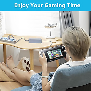 BXIZXD Charger for Wii U Gamepad, AC Power Adapter Charging Cord Replacement for Nintendo Wii U Gamepad