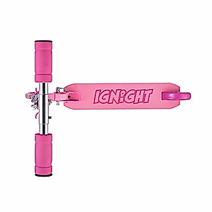 Voyager 2 Wheel Kick Scooter with Light Up Wheels and T-bar – Foldable, Non-Slip Deck, Comfortable & Smooth Ride