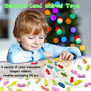 30 Pcs Slingshot Animals Finger Toys, Catapult Toys as Fun as Slingshot Chicken, Cute Shapes, More Colors, Great for Flying Games and Party Favors.