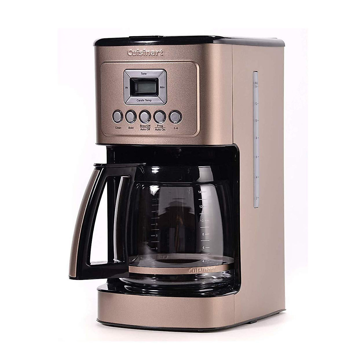 Cuisinart Coffee Maker, 14-Cup Glass Carafe, Fully Automatic for Brew Strength Control & 1-4 Cup Setting, Stainless Steel, DCC-3200UMB, Umber