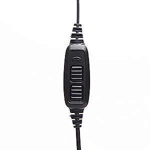 BAOFENG 2 Pin Dual PTT Covert Air Acoustic Tube Headset Earpiece UV-82 Series Two Way Radio (Including UV-82HP, UV-82X, UV-82C, UV-82,UV-82L and Many More) (2Pack)