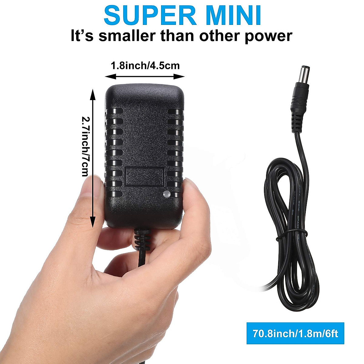 Weewooday 6V Charger for Kids Ride On Car, 6V Battery Charger for Ride on Toys with Charging Indicator Light for SUV Electric Baby Carriage Ride Toy Battery Supply Power Accessories