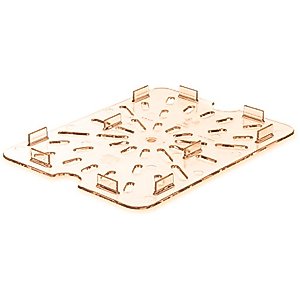 Carlisle FoodService Products 1043513 StorPlus High Heat Drain Shelf, Half Size, Amber