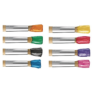 Colorations Washable Tempera Shiny, Metallic Effect Paint, 16 fl oz, Set of 8 Colors, Non Toxic, Vibrant, Bold, Kids Paint, Craft, Hobby, Fun, Art Supplies