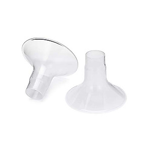 Motif Medical Duo Breast Shields Flanges - Replacement Parts for Duo Breast Pump (21mm) - Enhance Pumping Efficiency