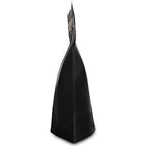 50 pcs Matte Black Child Resistant Exit Bags 12Inx9Inx4In Ziplock Pouch Smell Proof Bags, 9101-50PACK