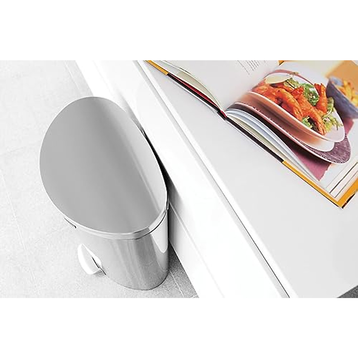 Brabantia Step-On Trash Can Flatback+ 10.6 Gallon