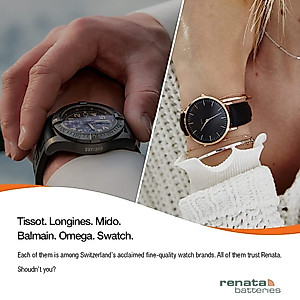 Renata 317 Watch Battery, Twin Pack