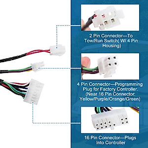 uxcell Complete Main Wiring Harness Control Wire for Golf Cart for EZGO TXT48 Freedom TXT 48V 2010-2022 Electronic Speed Control Harness W/Port Connector Replacement