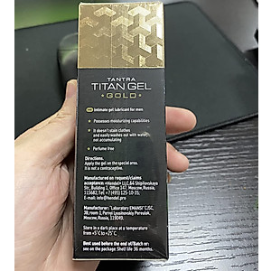 Titan Gel Gold for Men Original Gel to be Titan Man (Pack of 3)