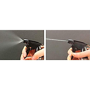 KJS 10 Pieces Trigger Pump Multi-Purpose Mist Stream Sprayer Nozzles Standard Fit 28/400 Black or White (White)