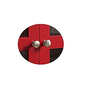 Kings Brand Furniture Red Finish Wood Buffet Cabinet Console Table