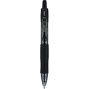 Pilot G2 Mini Gel Pen, Retractable, Fine 0.7 Mm, Assorted Ink and Barrel Colors, 4/Pack