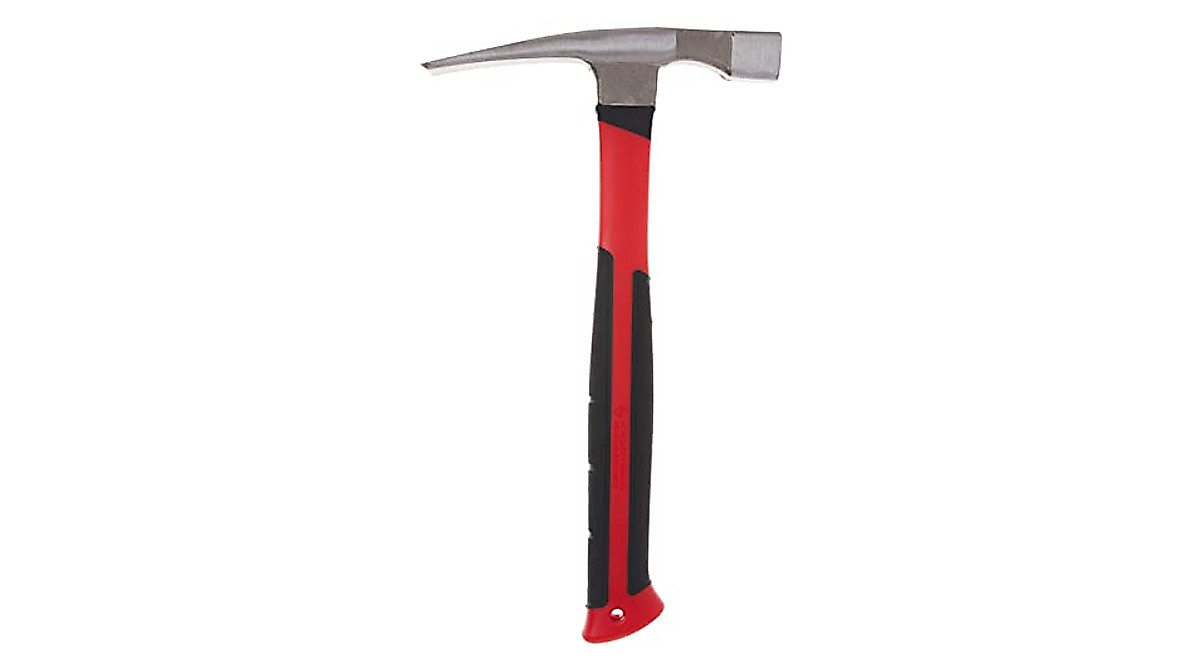 16 OZ Brick Hammer - Durable Fiberglass Handle