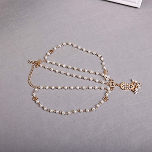 Golden Headband Princess Hair Chain For Little Girls Birthday,Wedding Party Dress Up(Style1)