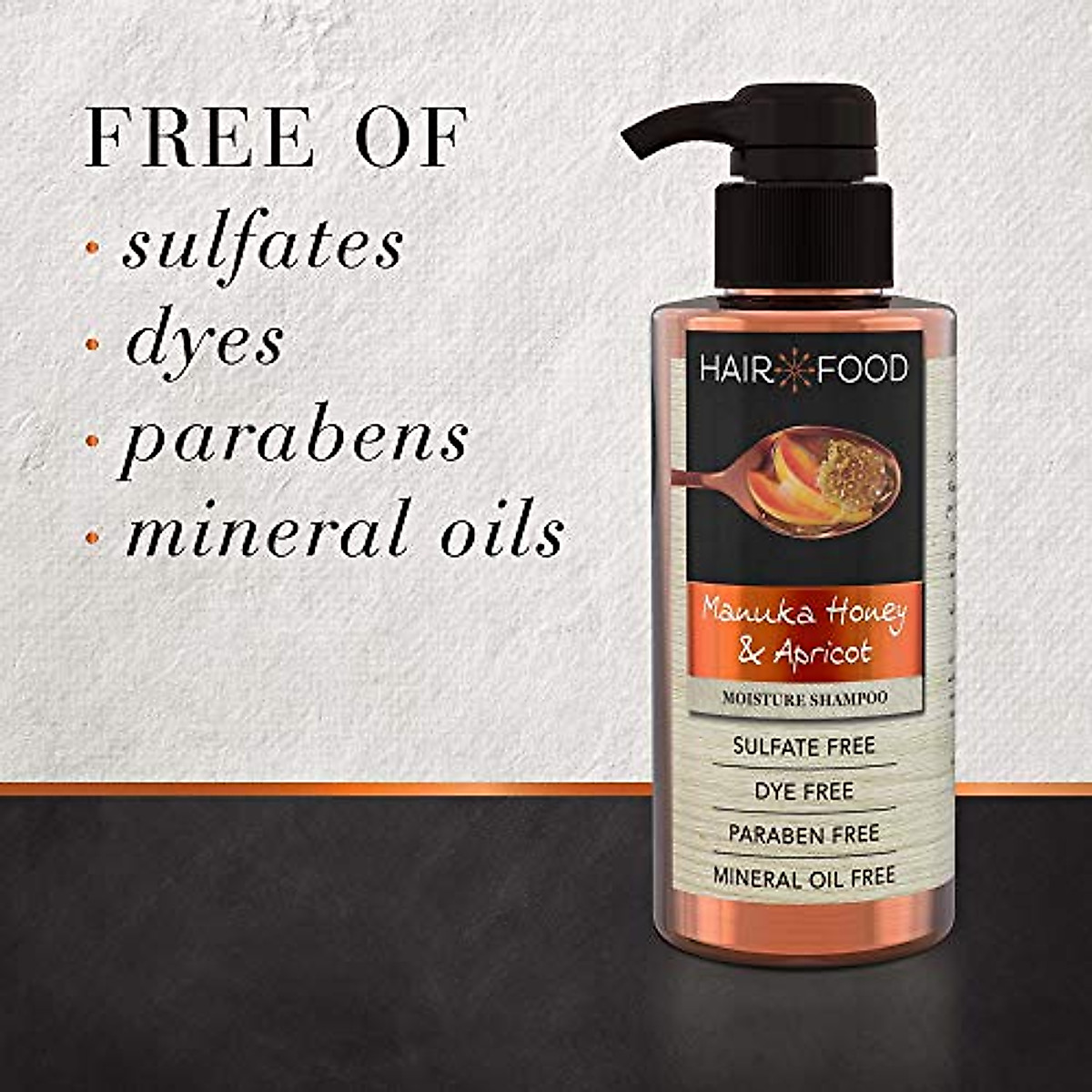 Hair Food Shampoo, Manuka Honey & Apricot, 10.1 Ounce
