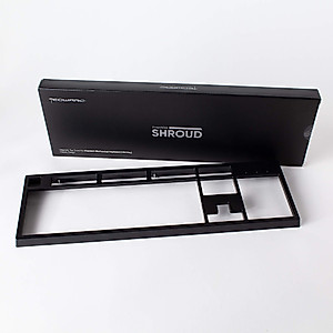 Tecware Phantom Shroud Classic Magnetic Keyboard Cover, for Phantom 87 and 104 Mechanical Keyboards (104 Keys Black)