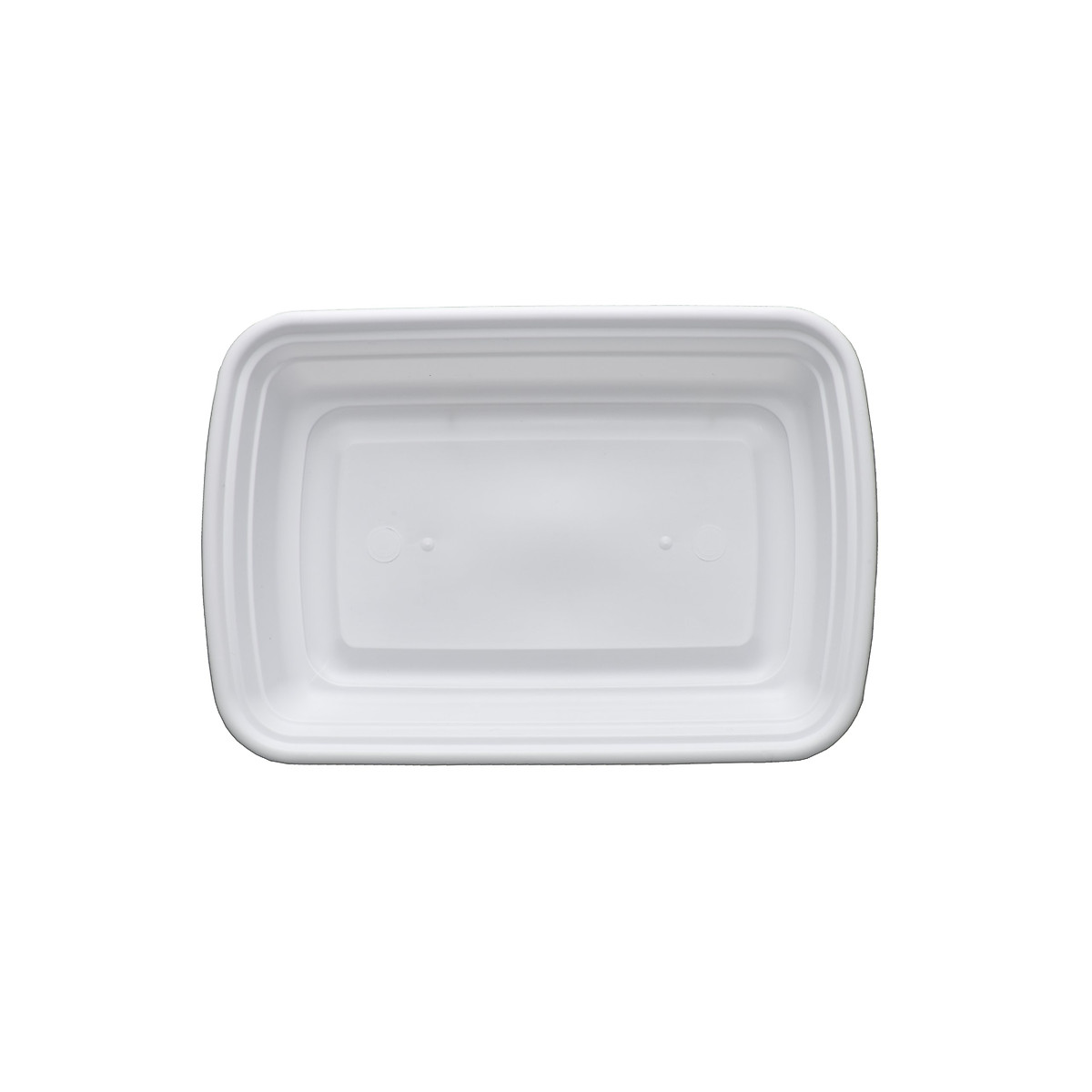 SafePro 28 oz. White Rectangular Microwavable Container with Clear Lid, Bento Lunch Box, Plastic Take-Out Food Containers (Case of 50)