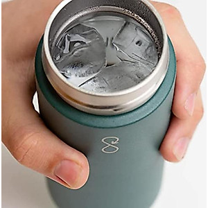 Ocean Bottle - Recycled Stainless Steel Drinks Reusable Water Bottle - Eco-Friendly & Reusable - Obsidian Black - 17 oz