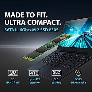 Transcend 2TB SATA III 6GB/s MTS830S M.2 2280 Solid State Drive - TS2TMTS830S