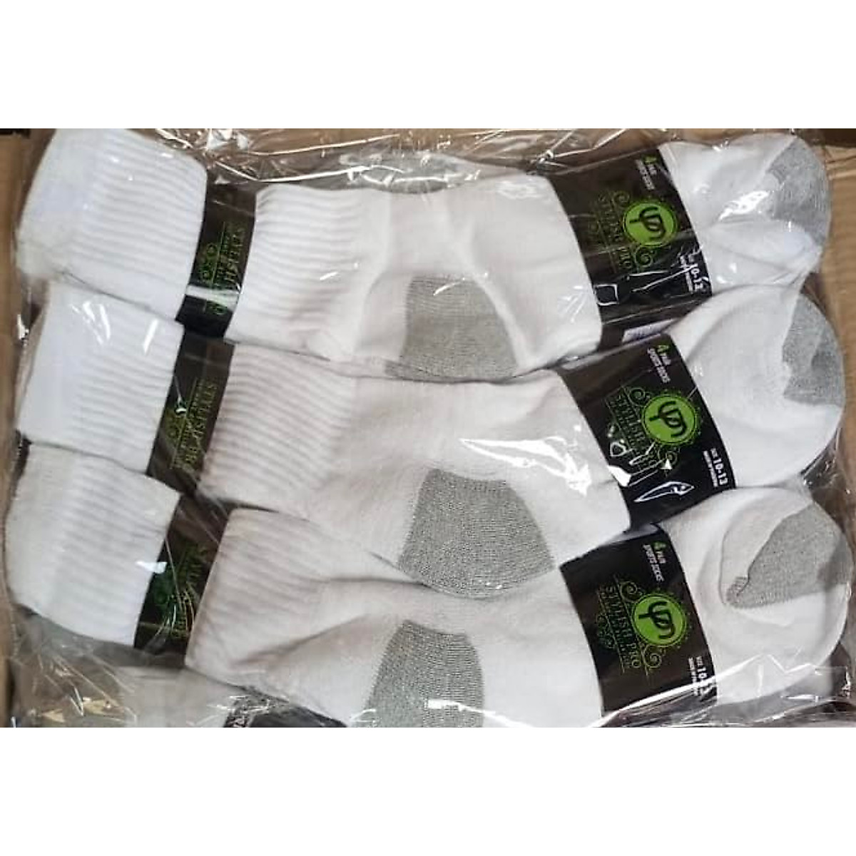 Crew socks 12 Pairs pack (Size 10-13 Adult)