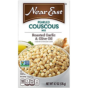 Near East Pearled Couscous Roasted Garlic & Olive Oil, 4.7 Oz