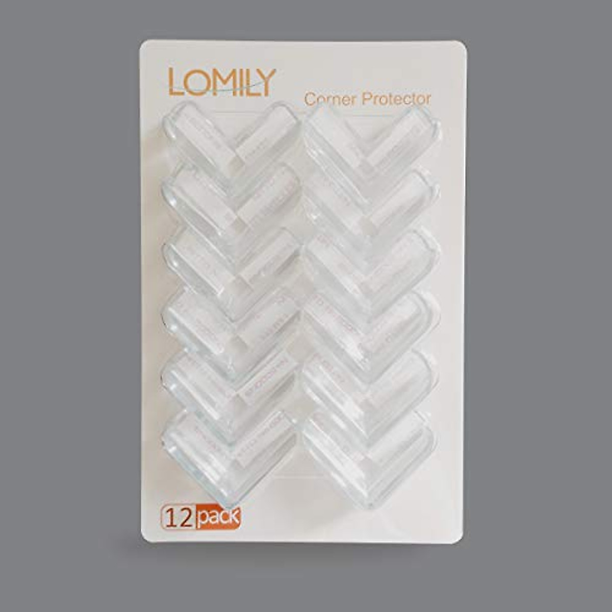 Clear Corner Guards(12 Pack),Table Corner Protectors,Clear Edge Bumpers,High Resistant Adhesive Gel,Corner Protector for Baby,Kids,Furniture,Cabinet,Glass,Coffee Table,ect.