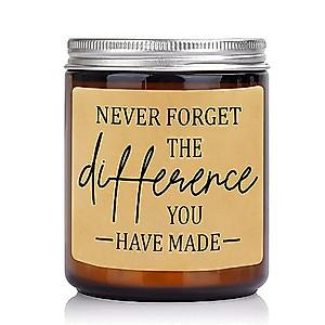 Afterprints Scented Candles Gifts for Women Men- Retirement/Farewell/Graduation/Thank You/Leaving Gifts for Coworker Teacher Boss Best Friend