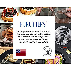 FUNUTTERS Sandwich Cutter and Sealer, 3.75'', Uncrustables Maker, Sandwich Decruster and Sealer for PB&J Crustless Sandwiches