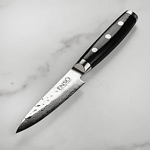 Enso HD 4" Paring Knife - Made in Japan - VG10 Hammered Damascus Stainless Steel