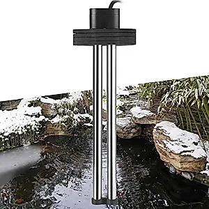 HITOP Outdoor Pond Heater - 150W 300W 600W Aquarium Heater for Small Ponds, with Long Cable Wire and Floatable (600W)