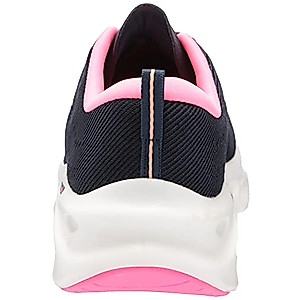 Skechers Women's GO Run Glide Step Hyper Sneaker, Navy, 9