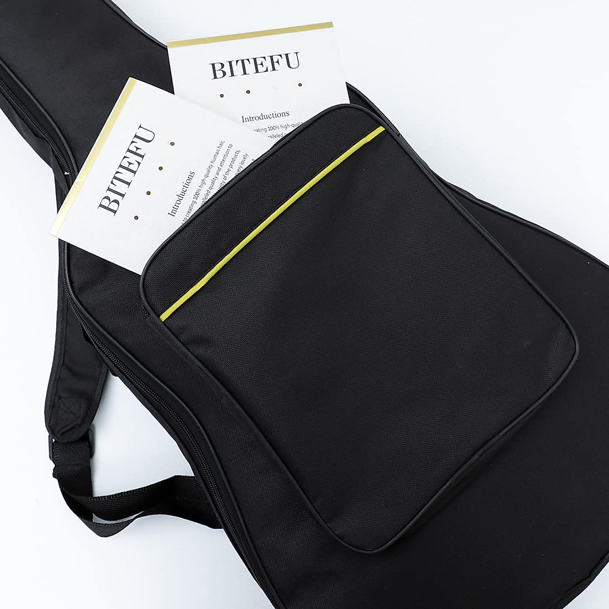 H&Z Simple 36 Inch Guitar Case Gig Bag Double Straps Oxford Fabric Thickening Soft Cover Waterproof Acoustic Classical Guitar Backpack (36 inch)