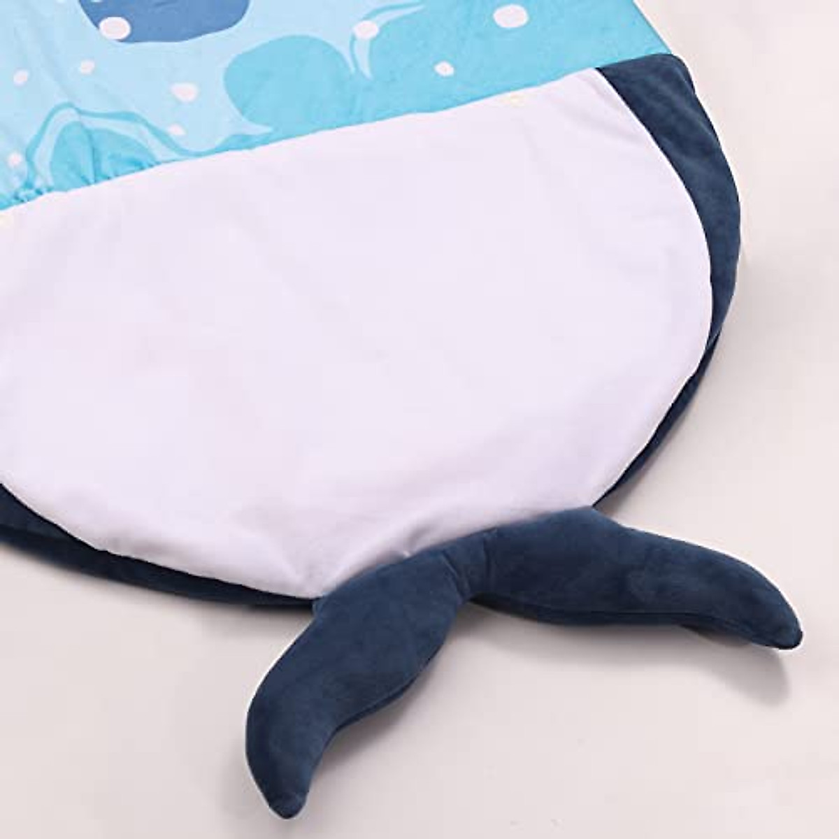 Kids Sleeping Bags with Pillow?Pillow & Sleepy Sack, Portable and Foldable, Lightweight and Breathable, 2 in 1 Pillow&Sleeping Bags for Spring and Summer, Gift for Kids(M-54“x 20” Shark)