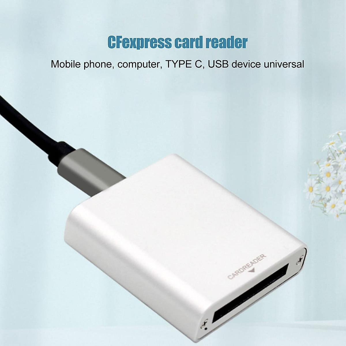 Card Reader, USB3.2 10gbps Type B Reader Memory Card Adapter for Mobile Phone Computer Type C Device